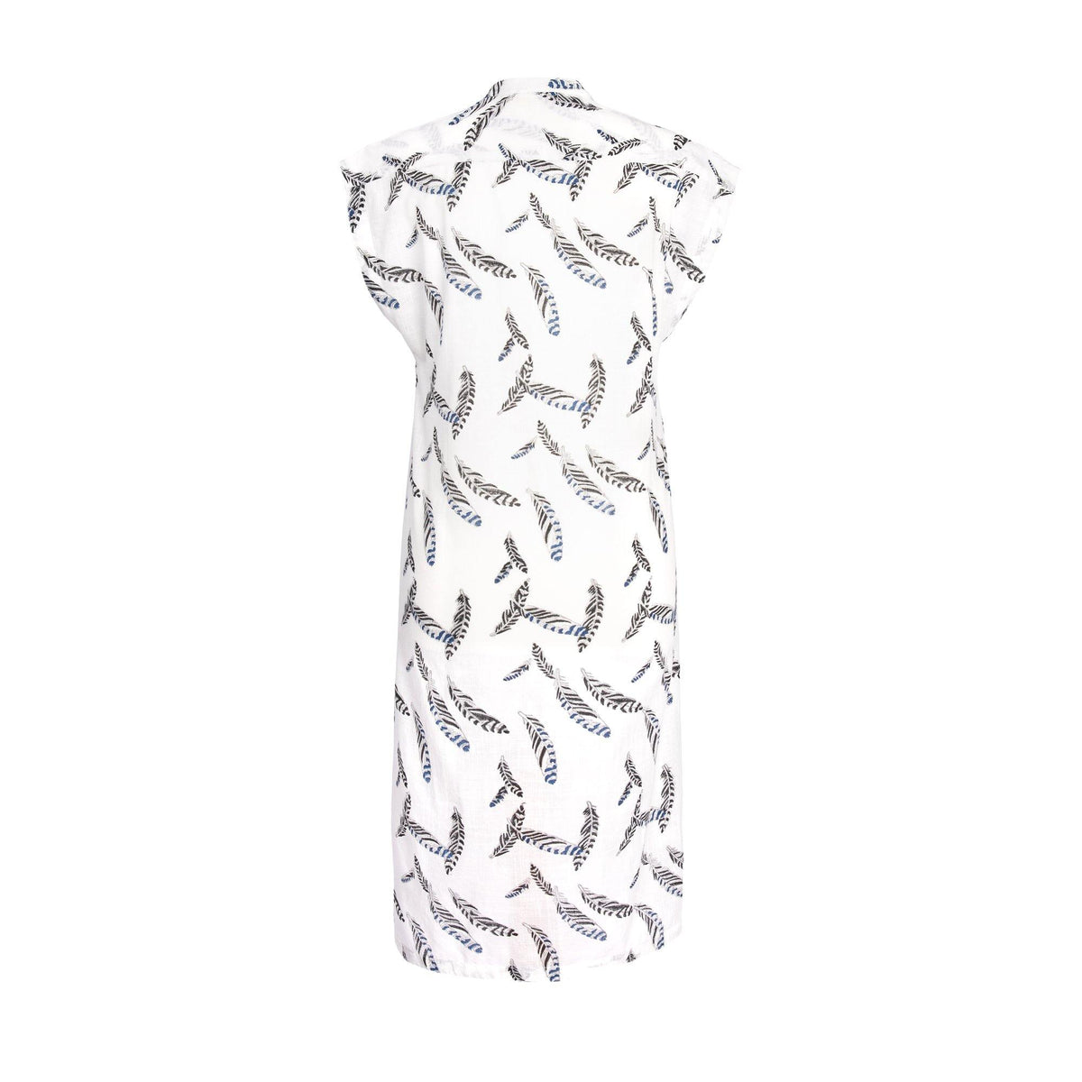 Short Sleeve, Cotton, Hand-block printed Night dress | Shades of Cool ...